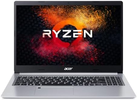 Amazon.com: acer Aspire 5 Slim Laptop in Silver Ryzen 7 8-Core up to 4 ...