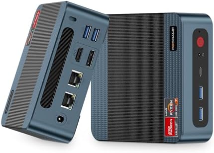 Amazon.com: KAMRUI Mini Gaming PC Dual LAN, AMD Ryzen 9 6900HX (up to 4 ...