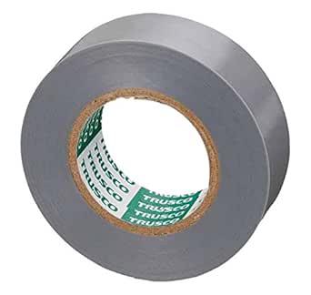 Amazon.co.jp: TRUSCO(トラスコ) 脱鉛タイプ ビニールテープ 19×10m グレー 10巻入 GJ-2110-GY ...