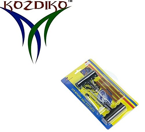Kozdiko 6 Pieces Puncture Repair Kit Auto Tubeless Tyretool Safety for ...