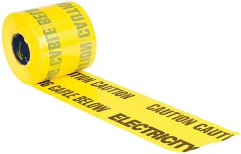 Underground Warning Tape 150mm x 365m Safety Caution Tapes (Electric ...