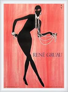 Amazon.co.jp: Poster René guryuo Musidora Framed Item uddohaigure ...