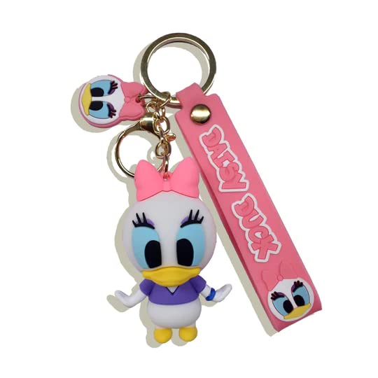 Buko Fashionable Silicone 3D Cute Keychain Backpack Charms Cute Cartoon ...