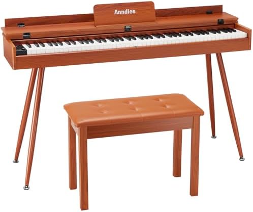 Amazon.com: SHEIRIN digital piano 88 keys weighted keyboard electric ...