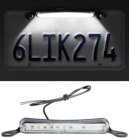 Amazon.com: RACOONA License Plate Light,Tag Lights for License Plate ...