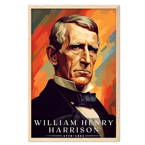 Amazon.com: William Henry Harrison Poster, William Henry Harrison Wall ...