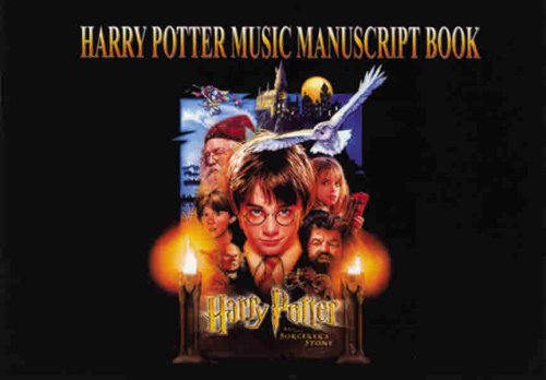 Harry Potter Music Manuscript Book: 24 Pages, 6 Staves (Harry Potter ...