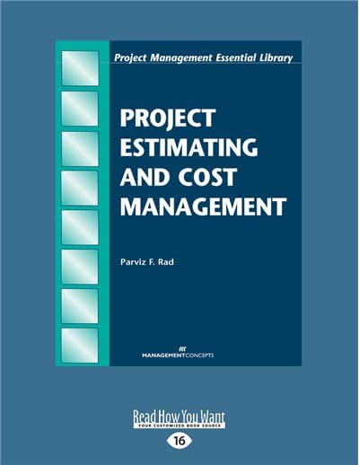 Buy Project Estimating and Cost Management Book Online at Low Prices in ...