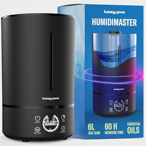 Amazon.com: HUMIDIMASTER 6L Cool Mist Humidifiers for Bedroom Large ...