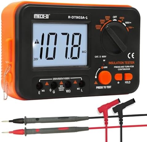 Meco-G Megohmmeter 1000V Insulation Resistance Tester, Electrical ...