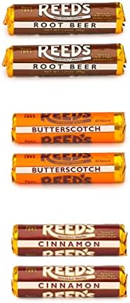 Amazon.com : Reed’s Candy Rolls | Pack of Two Butterscotch + Two ...