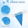 Amazon.com: Tatuo 200 Feet Solid Pennant Banners Flags String Triangle ...