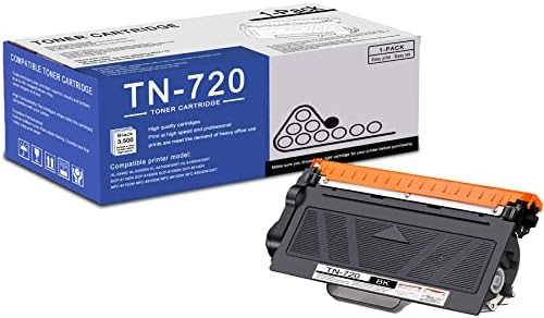 Amazon.com: 1 Pack TN720 TN-720 Black Toner Cartridge Compatible TN720 ...