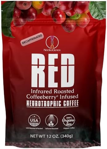 Amazon.com: Nucleogenex RED Roasted Decaf Coffee - Low-Acid, Smooth & Delicious - Single Origin ...