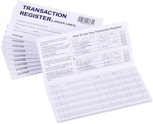 24PCS Larger Lines Check registers for Personal Checkbook : Amazon.ca ...