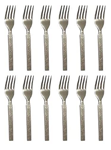 Buy IMREX 12PCs Dinner Forks with Beautifully Designed Handle Dessert ...