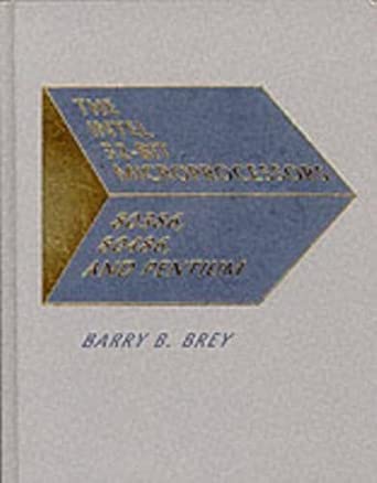 Intel 32-Bit Microprocessor: 80386, 80486, and Pentium: Brey, Barry B ...