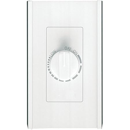 NuTone Variable Speed Wall Control for Ventilation Fans, Dial Knob ...