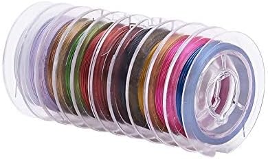 Amazon.com: Pandahall 10Rolls 0.38mm/Gauge 26 Steel Tiger Tail Wire ...