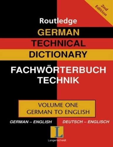 Amazon.com: German Technical Dictionary (Volume 1): 9780415335867 ...