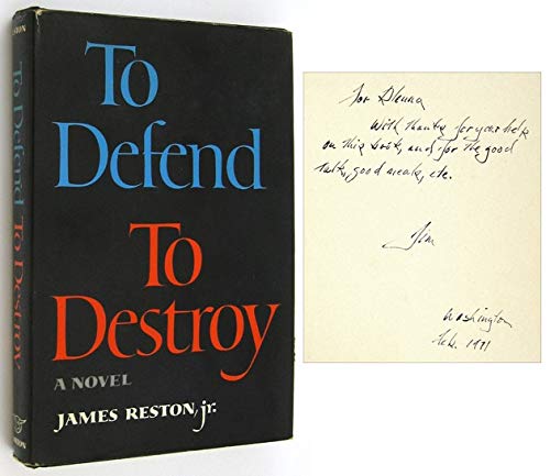 To Defend, To Destroy: James Reston, Jr.: 9780393086218: Amazon.com: Books