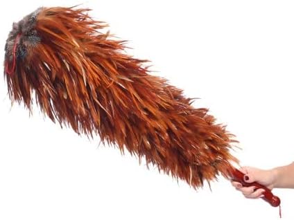 Amazon.com: Feather Duster Hand Made Real Chicken Duster Household ...