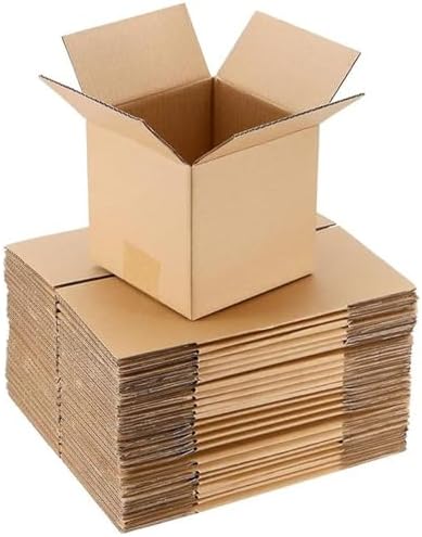 Amazon.com: 30 PCS 6x6x6 Inch Small Shipping Boxes, Brown Corrugated ...