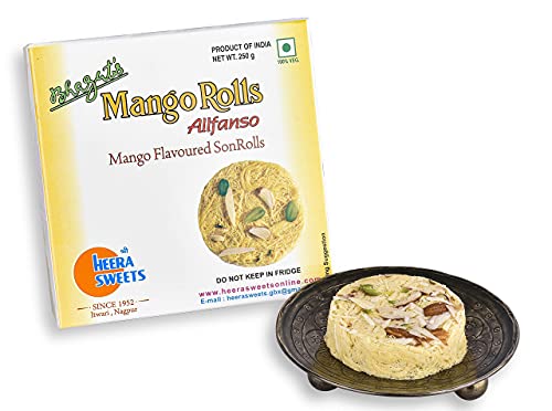 Bhagat's Heera Sweets Sonroll Mango Rolls Flavoured|Son Roll Box 250 ...