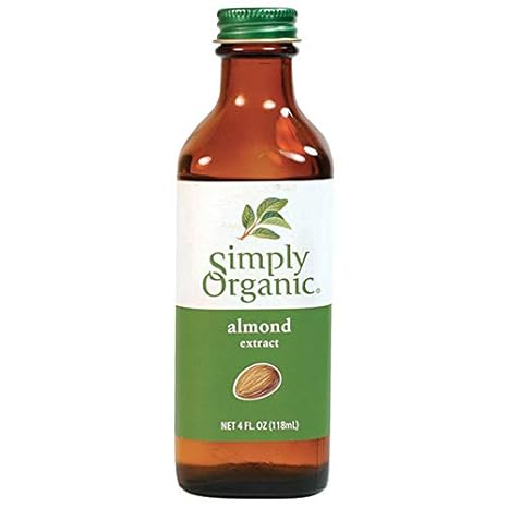 Amazon.com : Simply Organic Almond Extract, Certified Organic | 4 oz ...