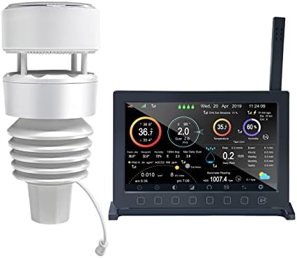 ECOWITT Wittboy Pro Weather Station HP2564, Includes 7 Inch HP2560 TFT ...