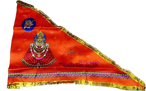 Buy जय श्री श्याम जी Jhanda Khatu Shyam Ji Flag Nisan Triangle Hand ...