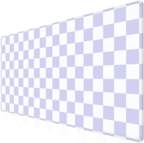 Amazon.com : Hahafelt Scalloped Desk Mat Large Scalloped Piping Cute ...