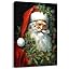 Amazon.com: Vintage Santa Claus Wall Art Winter Christmas Poster ...