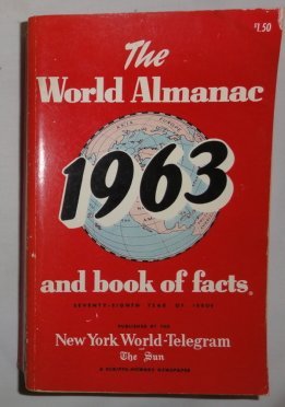 The World Almanac 1963 (And Book of Facts) (And Book of Facts): Amazon ...