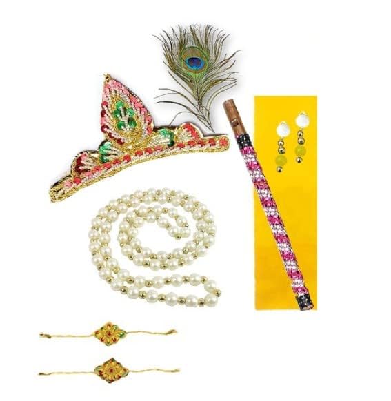 Buy SVNFOXX Krishna Jewellery for Kids Boys and Girls | Radha Krishna ...