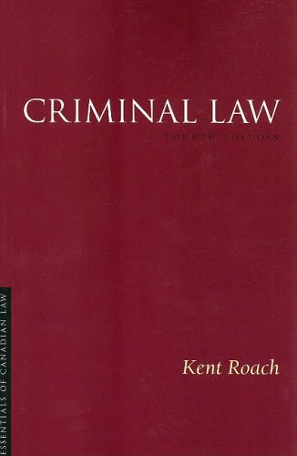Amazon.com: Criminal Law (Essentials of Canadian Law): 9781552211618 ...
