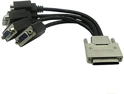 Amazon.com: VHDCI Breakout Cable&Adapter-VHDCI(SCSI 68Pin) M to 4-Port ...