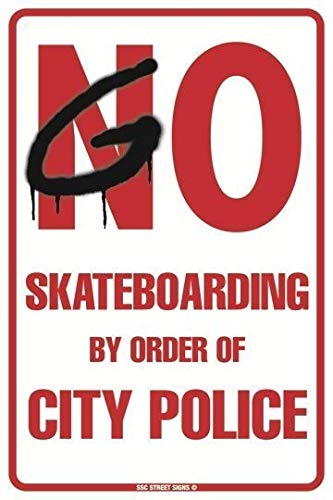 Go Skateboarding Sign