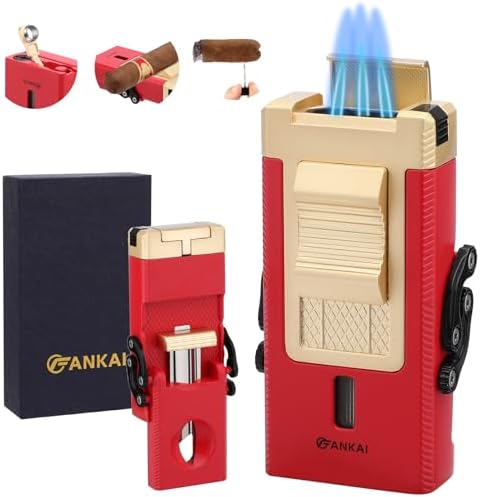 Amazon.com: FANKAI Cigar Lighter, Multi-Tool Torch Lighter with Sliding ...