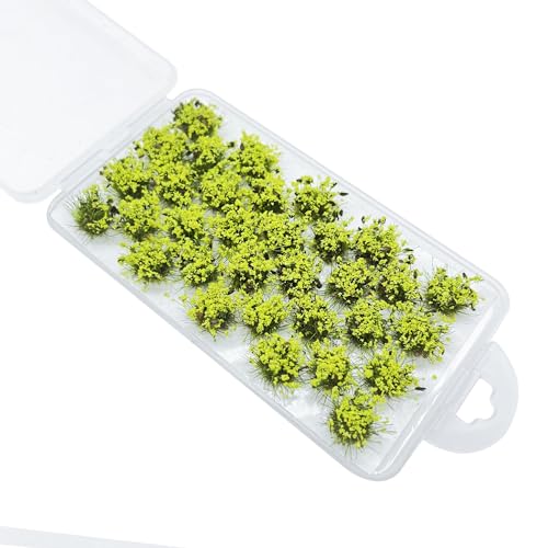 Woohome 32 PCS Static Grass Tuft Model Grass Tufts Railway Artificial ...