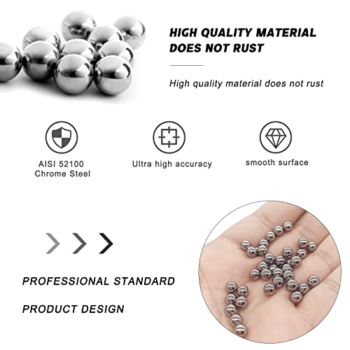 Snapklik.com : 200 Pieces Paint Mixing Balls 5.5mm/0.22 Inch Steel ...