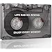 Amazon.com: Life Has No Rewind Enjoy Every Moment-Inspirational Office ...