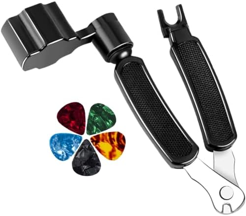 Inrali Guitar String Winder and Cutter,Guitar Bridge Pin Puller,Guitar ...
