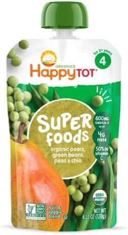Amazon.com: Happy Tot Organics Stage 4 Baby Food Pouches, Gluten Free ...