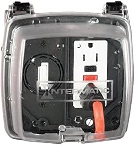 Intermatic WP1220C 2 Gang 2-1/4-Inch Weatherproof Box, Clear : Amazon ...
