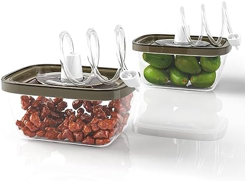 Amazon.com: Vakumar 2PCS Vacuum Seal Food Storage Containers Vacuum ...