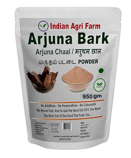 Buy Iagrifarm Organic Arjuna Bark Powder / 950g / Arjun Ki Chaal ...