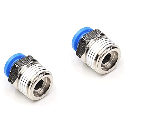Pneumatic Straight Connector 12mm Tube 1/2 inch BSP Thread