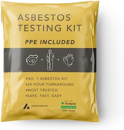 Full Asbestos Testing Kit with PPE, Instructions & Prepaid Return (1 ...