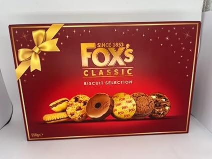 Fox's Classic Biscuits selection Box - 550g Assorted Biscuit Gift Set ...